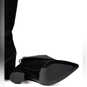 Stuart Weitzman | Shoes | Nib Stuart Weitzman Over Knee Thigh Velvet Black Otk Boots Highland ...